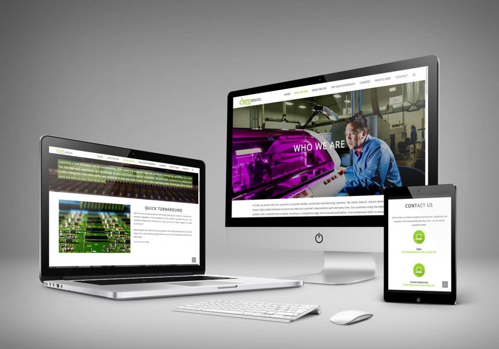 Dynamic Source Manufacturing Web Design